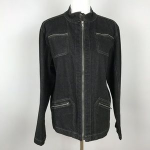 Chico's Jackets & Coats | Host Pick Chicos Denim Jacket With Lots Of ...